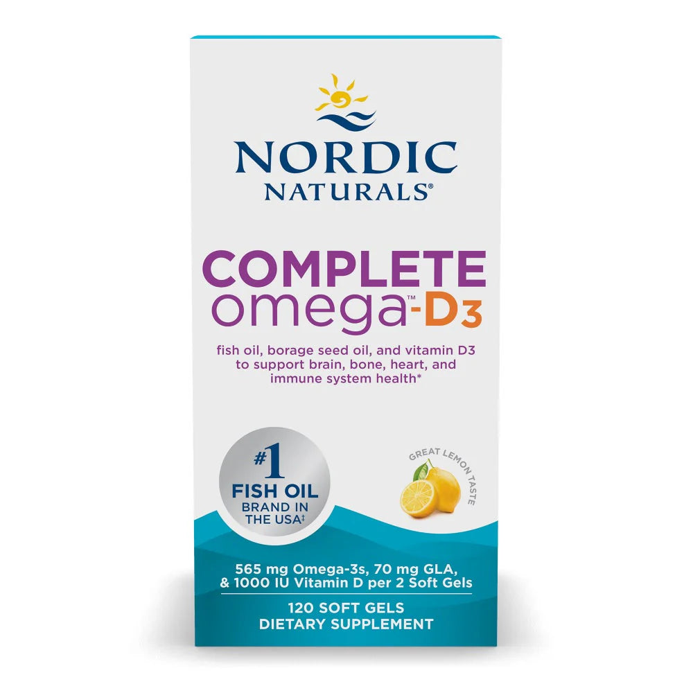 Complete Omega-D3 120 Caps Nordic Naturals – Viva Saudável